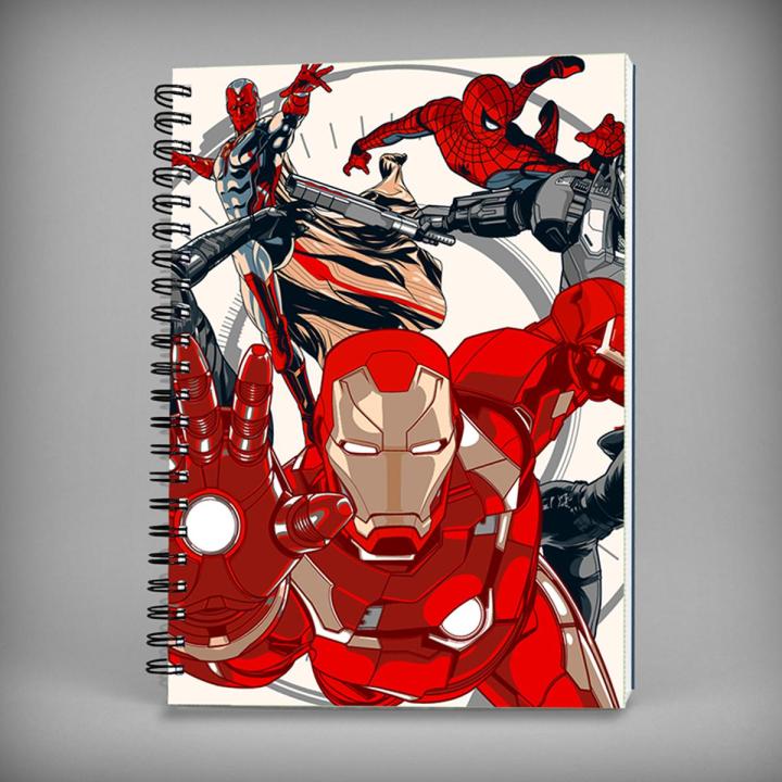 Iron Man - Spiral Notebook - 7498 | Daraz.pk