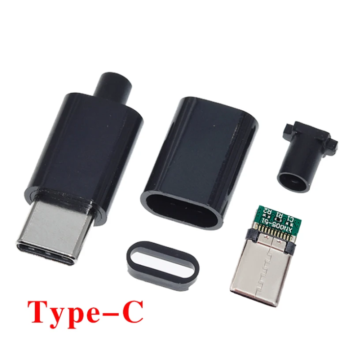 Type C usb3.1 3A fast charging USB Connectors Male Jack Tail Plug ...