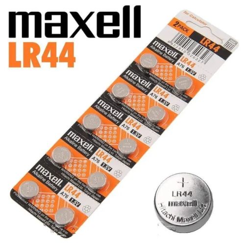 10Pcs LR44 A76 Alkaline 1.5V Button Cell Batteries for Calculators ...
