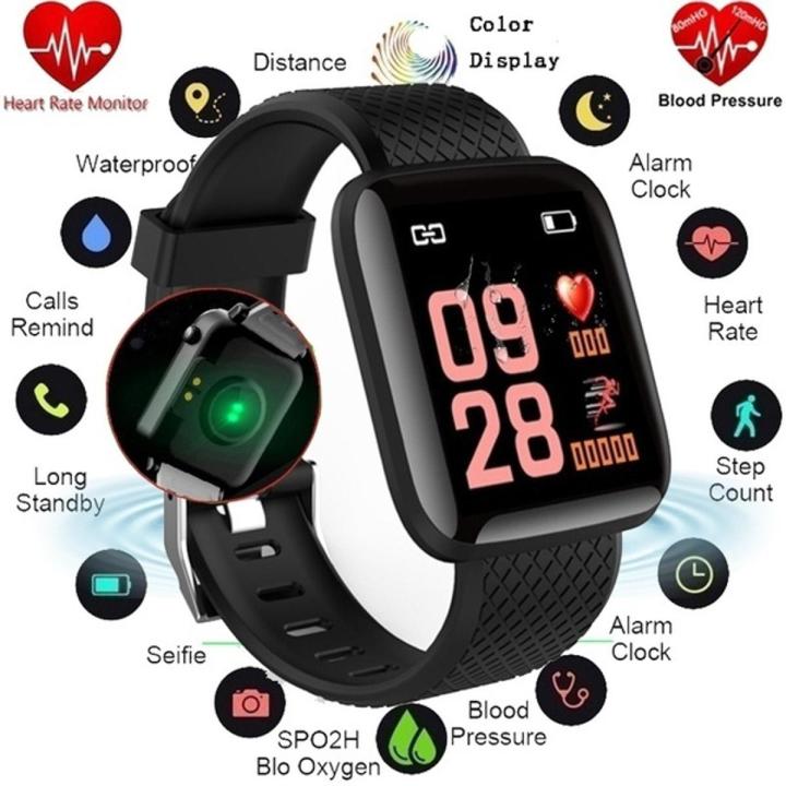 D13 Smart Watch 1.3 Inch Color Screen Health Bracelet Fitness Tracker ...