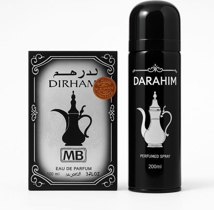 Dirham Perfume & Body Spray 2-in-1 Gift Set – 100ml Eau de Parfum ...