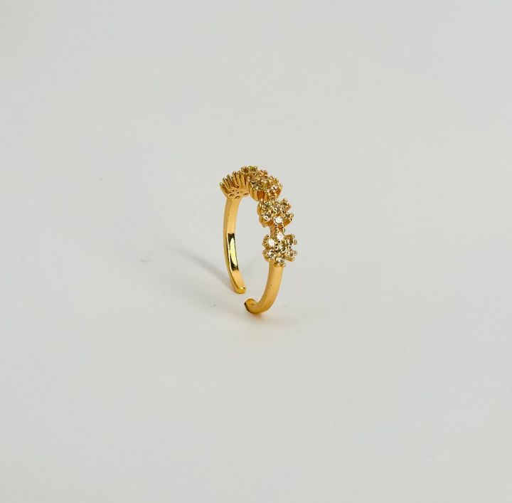 Golden Blossom Ring | Daraz.pk