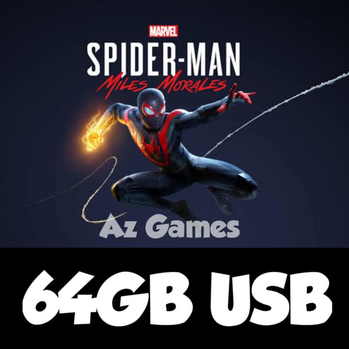 Spiderman Miles Morales in 64GB USB Brand New Spider-Man Miles Morales ...