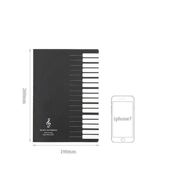 EITGZWAS Five Lines Music Notes Notebook Music Tab Staff Stave Notebook ...