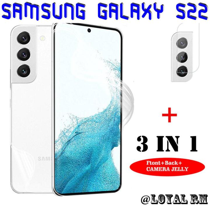 Samsung Galaxy S22 Front and Back Hydrogel Jelly Protector For Samsung ...