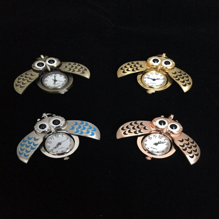 New Owl-Shaped Pocket Watch Necklace pocket watch Retro Owl Pocket ...