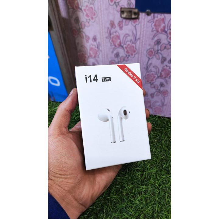i14 tws Wireless Twins Bluetooth Earbuds Original Highly Battery Timing ...