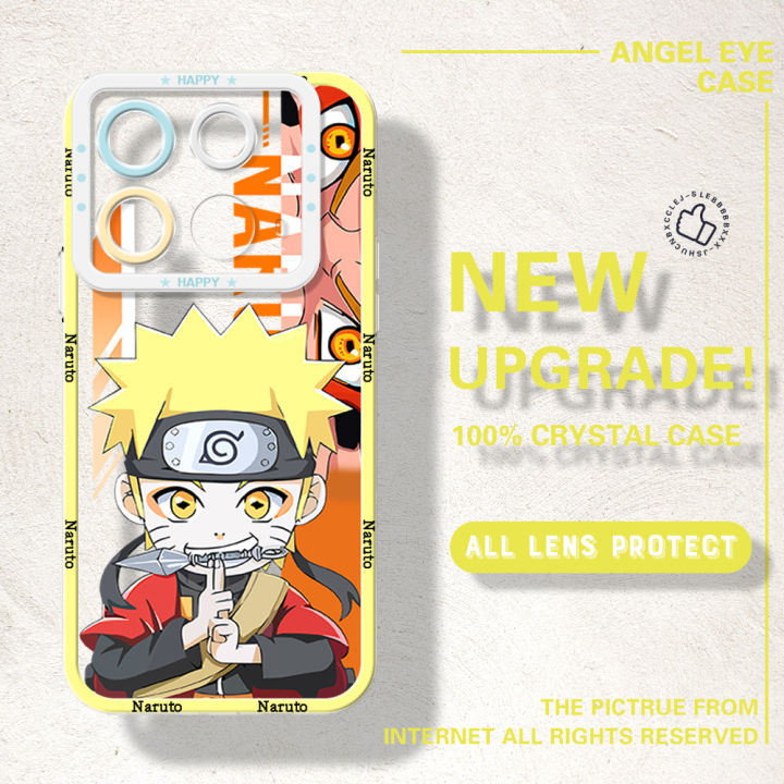 YYDS for Infinix Note 40 Back Cover Cartoon Naruto Transparent Crystal ...