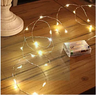 10 ft led wire light home decoration led water proof light battery ...
