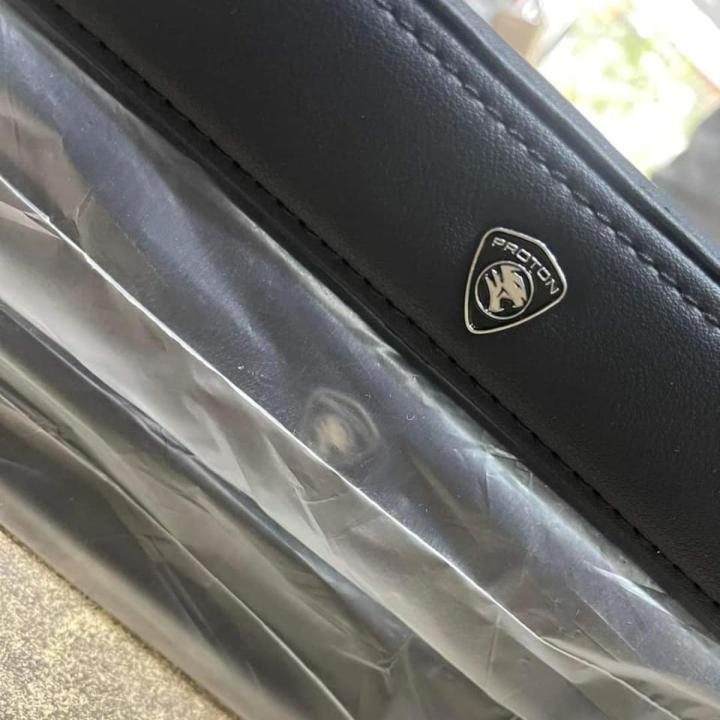 Proton Logo Leather Tissue Box with 15 Nos. Tissues for Proton X70 Saga ...