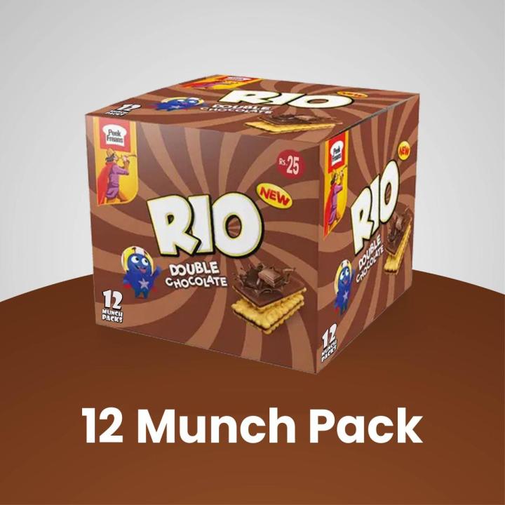 Peak Freans-Rio-Double-Chocolate-12 Munch Pack | Daraz.pk