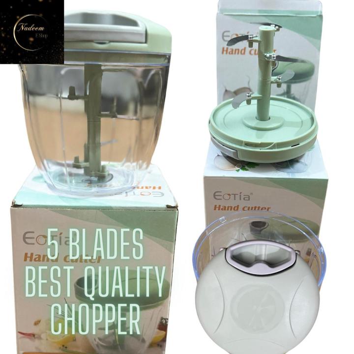 5 Blade Hand Cutter / Hand Chopper / Large Capacity Speedy Chopper Hand ...