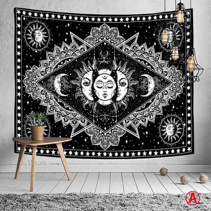 Mandala tapestry sun and moon tapestry dormitory decoration blanket ...