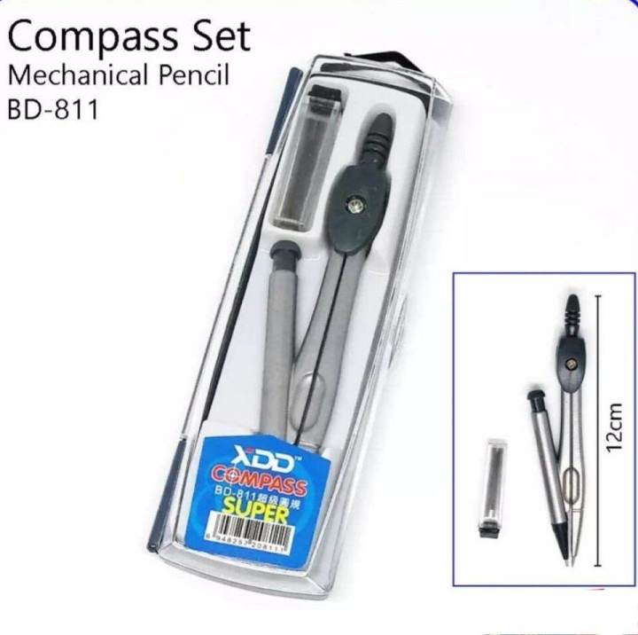 Drawing Mechanical Pencil Compass Set Student Compass / Kompas Belajar ...