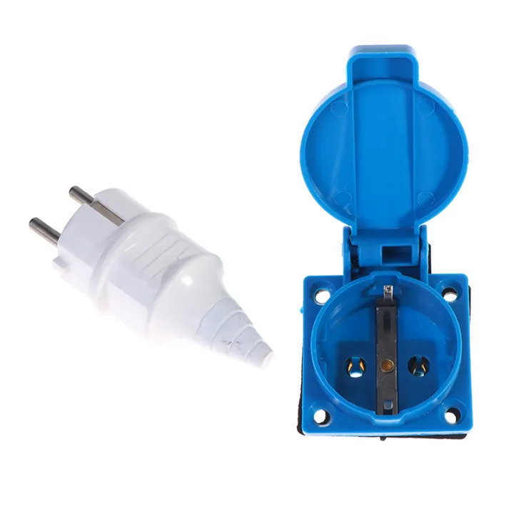 Industrial waterproof socket EU socket copper contact body EU Plug ...