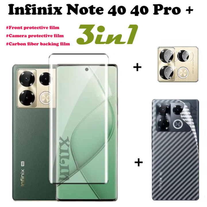 For infinix Note 40 40x 40 Pro +Tempered Glass Full Cover Screen ...