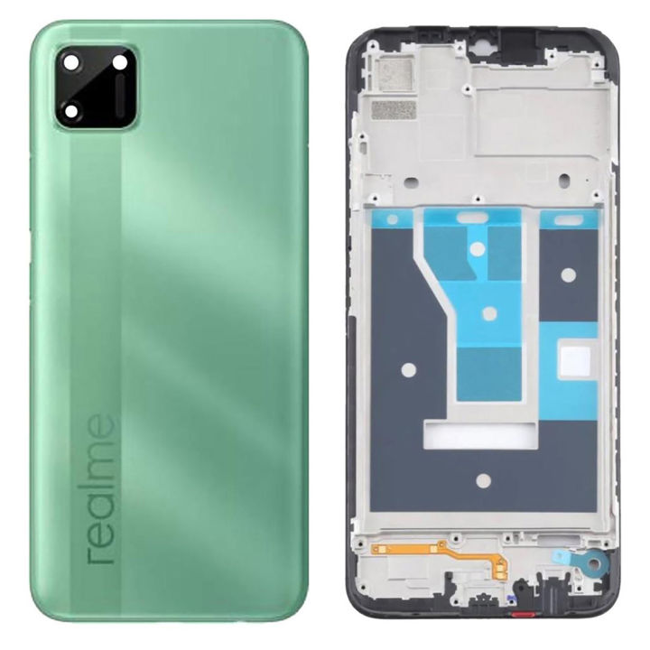 Realme C11 Middle Frame Housing With Power and Volume Buttons and ...