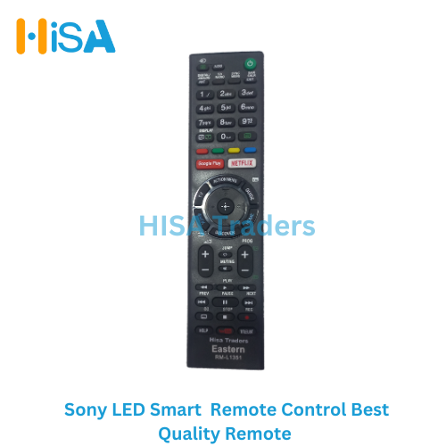 SONY Universal Remote for LCD & LED TV with YouTube & Netflix Button RM ...