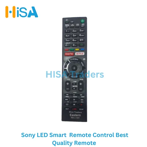 SONY Universal Remote for LCD & LED TV with YouTube & Netflix Button RM ...