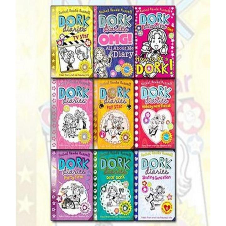 Dork Diaries : Collection of 9 Books Set By Rachel Renee Russell | Daraz.pk