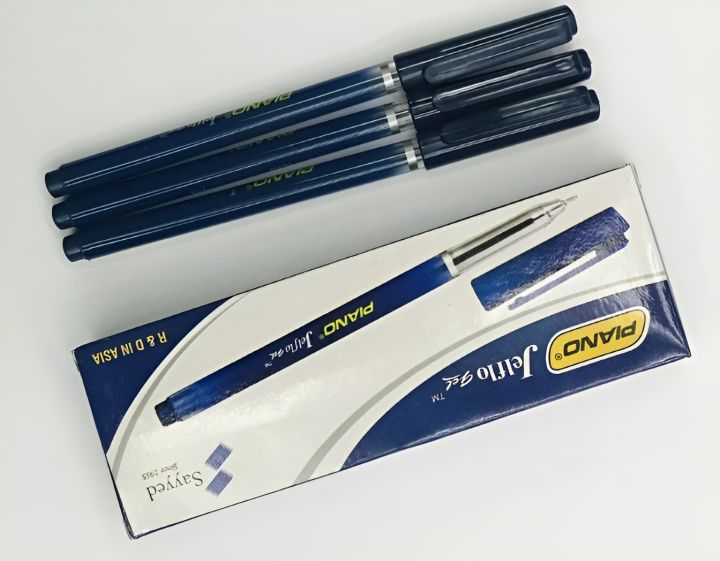 piano jelflo liquid ink ball pen/10pcs pack | Daraz.pk
