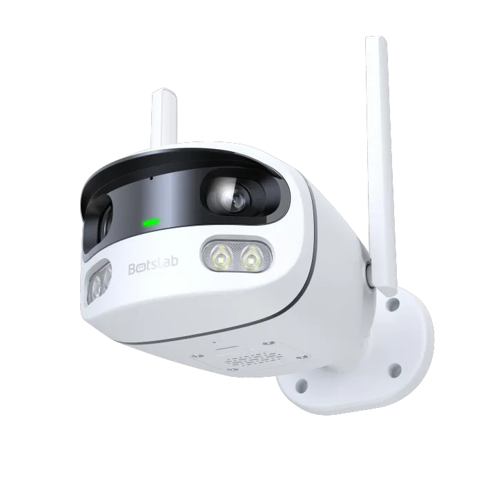 Botslab W302 Dual-Lens Outdoor Security Camera, 4MP HD, AI Person ...