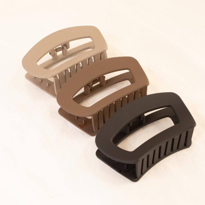 Pack of Matte Catcher Claw Hair Clips Multicolor Hair Catcher, Claw ...