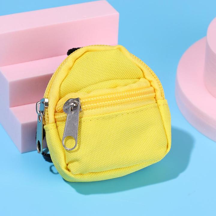 Cute Haversack Doll Bag Zipper Canvas Style Mini Backpack Dollhouse ...