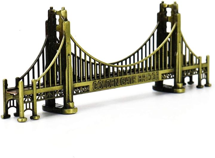 Famous Landmark Golden Gate Bridge 7 inch Souvenir Statues American ...