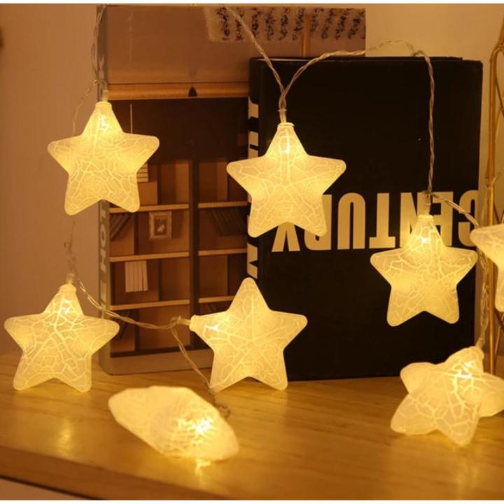 Cute twinkle star LED String Decorative Lights powered by batteries/ 10 ...
