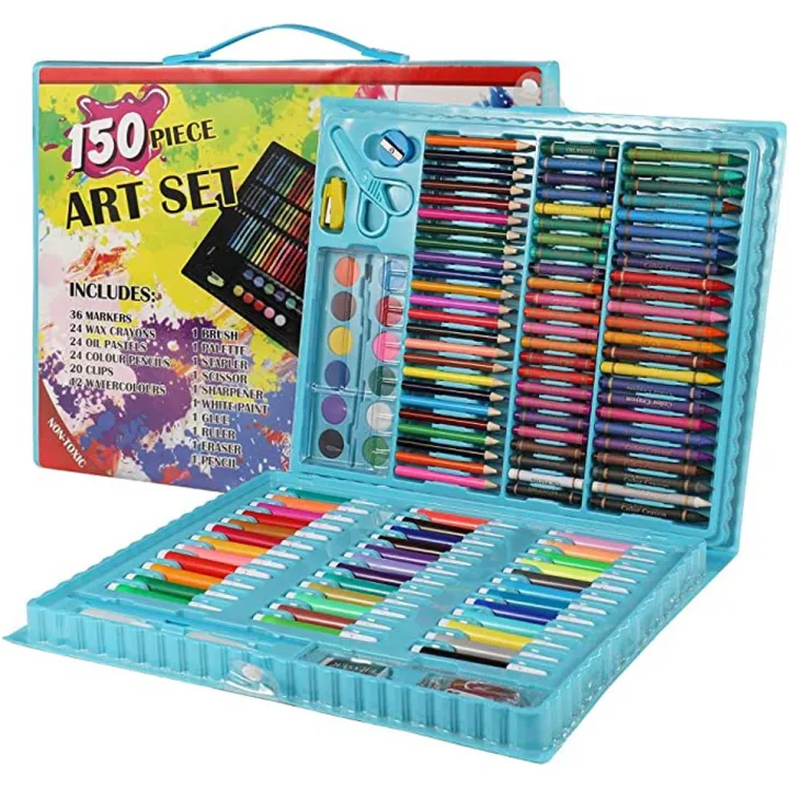 150-Piece Deluxe Art Supplies for Kids, Homeyearn Art Sets for Drawing ...