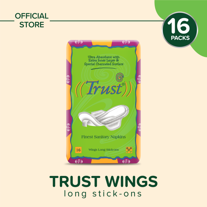 Trust Wings Long Stick Ons 16 Pcs | Daraz.pk