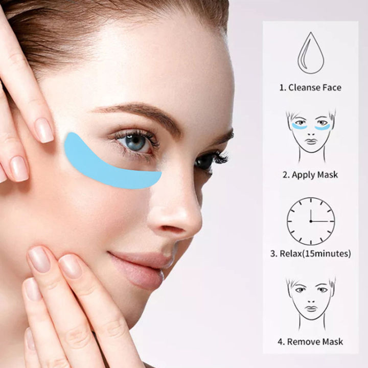Reusable Silicone Eye Patches Under Eye Pads Anti Wrinkle Removal Mask ...
