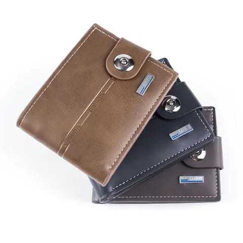 Savfox Men PU Leather Smart Bifold Card Holders Wallet for Men's | Daraz.pk