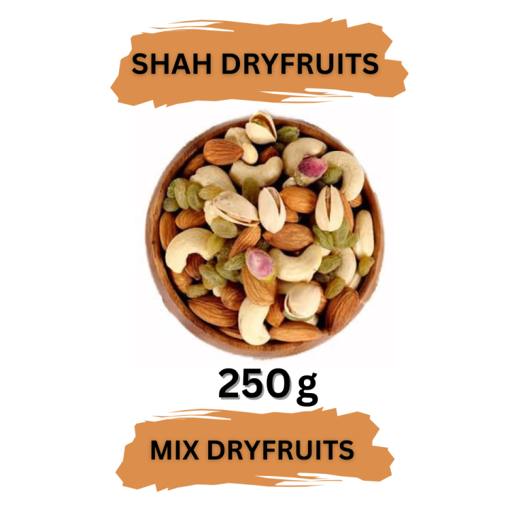 Premium Mixed Dry Fruits Pack: Natural Healthy Snacks - 250g Mix Dryfruit - Special Quality By ...