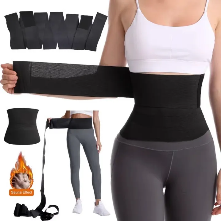 New Cross-Border Adjustable Wrap Trimmer Body Tuck Waist Trainer Long ...
