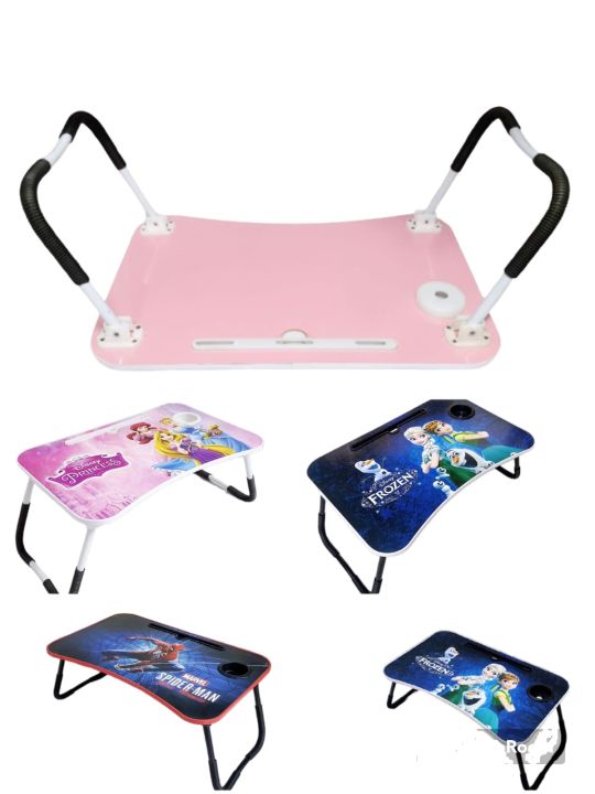 Princess & Racing Car Multipurpose Foldable Laptop Table with Cup ...