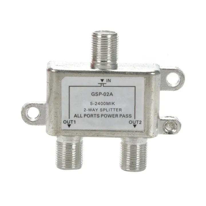 Satellite TV Receiver 5 to 2400MHz TV Antenna Satellite Splitter F-type ...