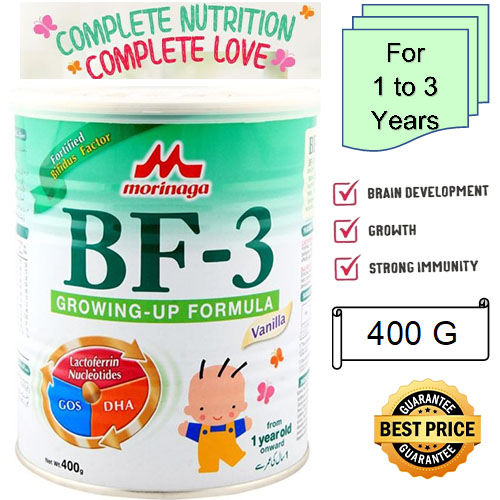 Morinaga BF Grow 3 Growing up Formula 400 G For 1 to 3 Years Tin ...