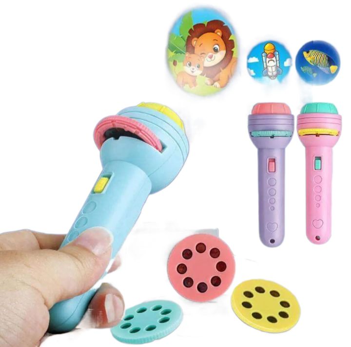 Learning and Educational Flashlight Projector With 3 Disks For Kids ...