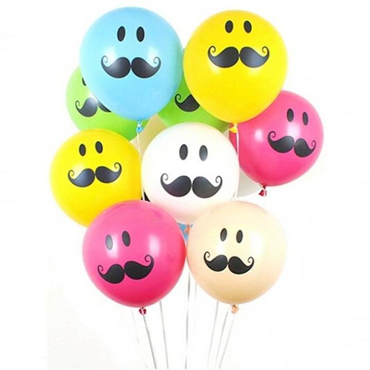 25 Pieces Party/ Birthday/ Wedding Mustache Balloons | Daraz.pk
