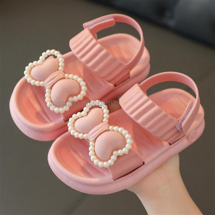 2-8 Years Summer Girls New Net Princess Little Girls Pink Sandals ...