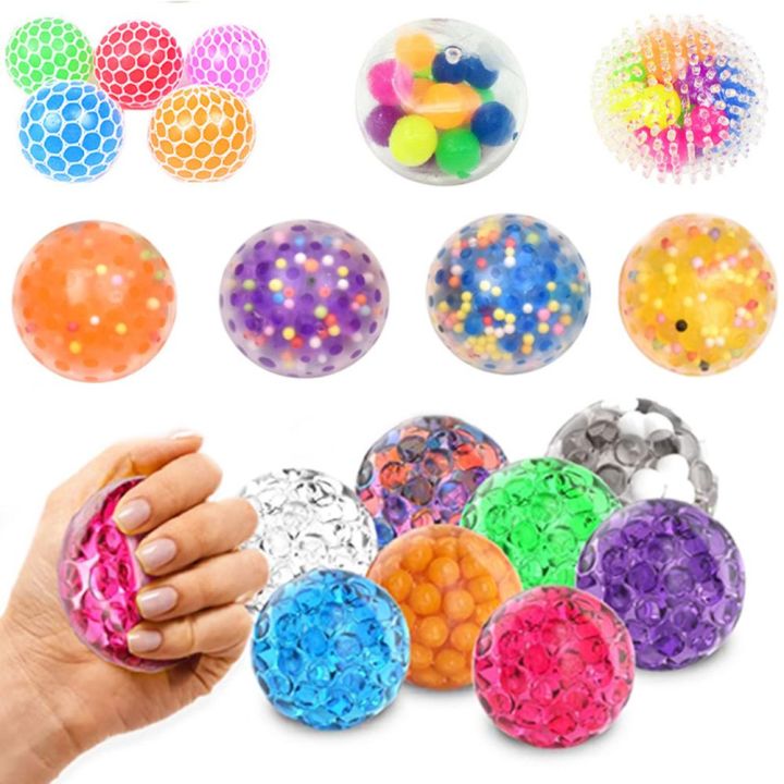 Creative Water Bead Sensory Anxiety Autism Squeeze Ball Fidget Toy ...