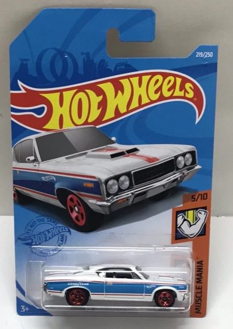 Hot Wheels AMC Rebel Machine 1/64 Scale Diecast Muscle Mania | Daraz.pk