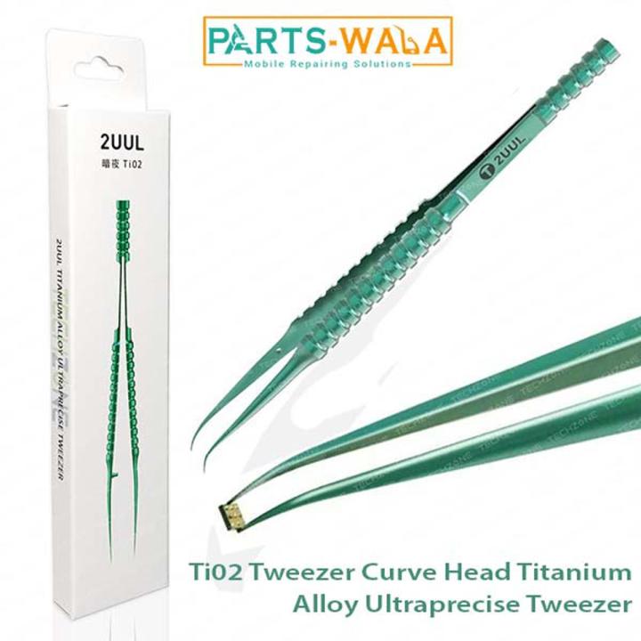 2uul Ti02 Tweezer Curve Head Titanium Alloy Ultraprecise Tweezer For ...