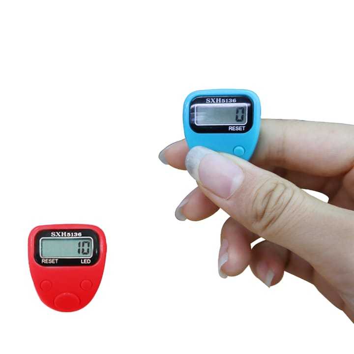 Mini Tally Ring Counter, Digital Tasbeeh counter With L.e.D light ...