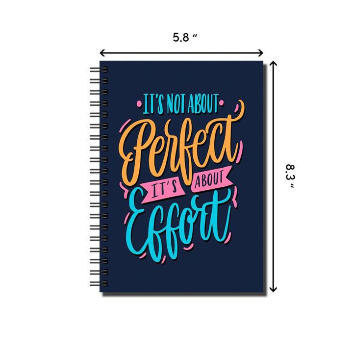 MyKitab - Effort Spiral NoteBook A5 & A4 150 pages|Notebook for Girls ...