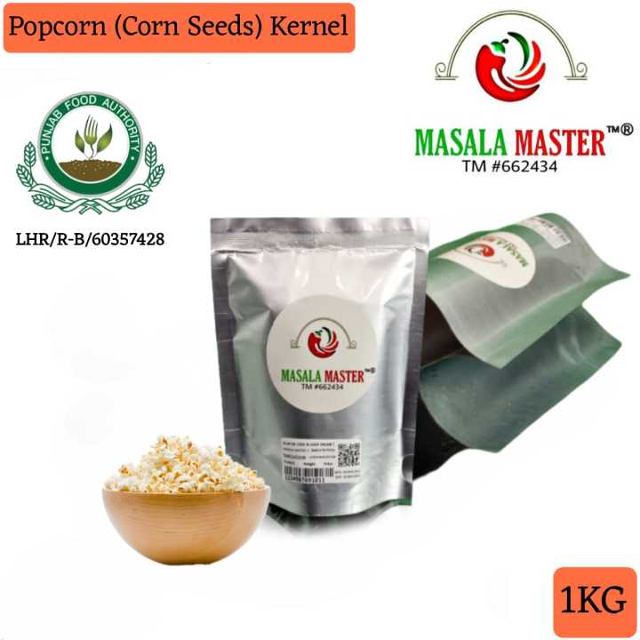 Popcorn (Corn Seeds) Kernel by Masala Master | 1KG | Daraz.pk