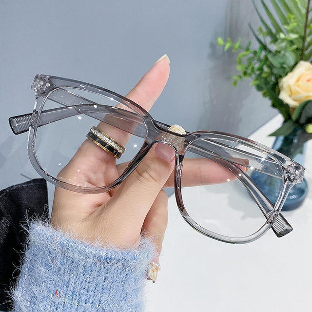 Original Transparent Square Frame Glasses for Men - Women Clear Lens ...