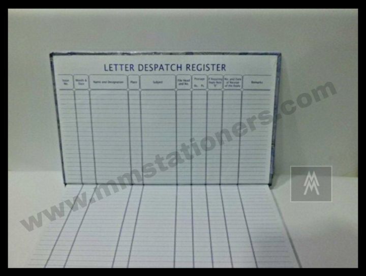 Letter Dispatch Register NO 5 (1 piece) | Daraz.pk